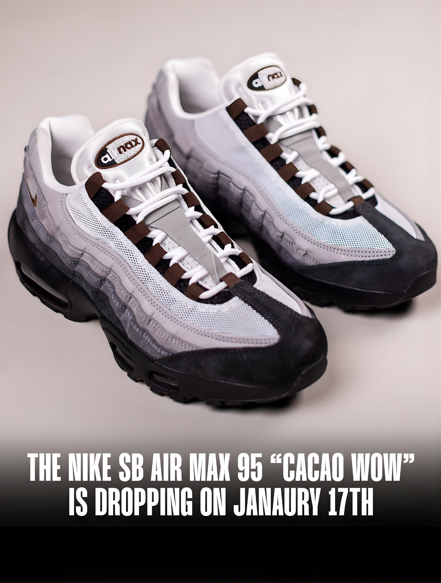 NIKE SB AIR MAX 95 “CACAO WOW” HITS SNKRS ON JANUARY 20TH
